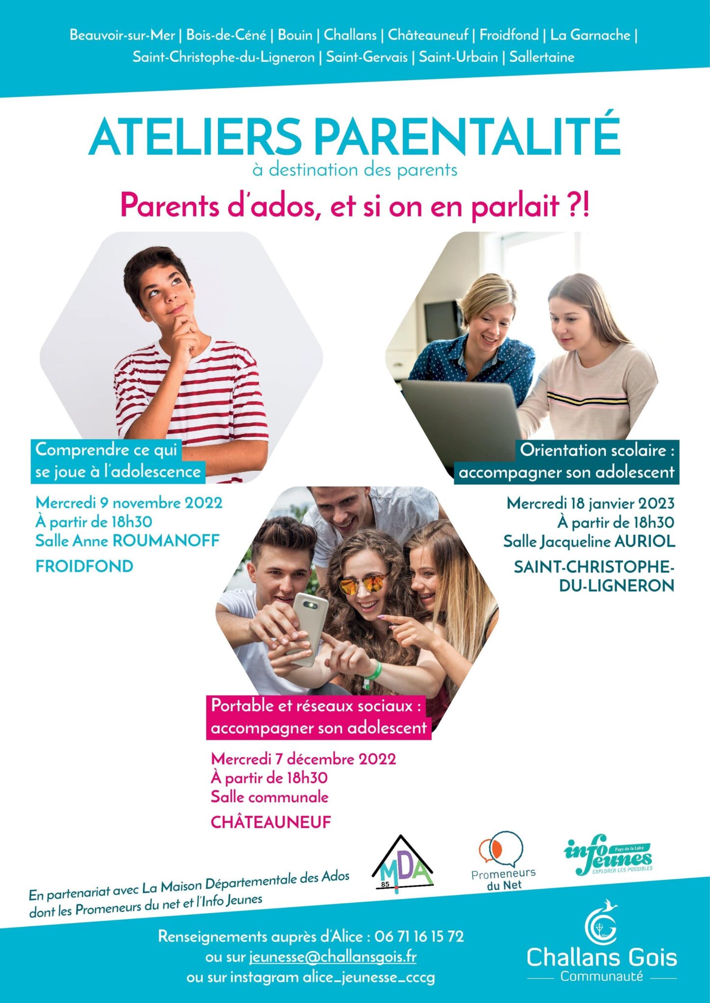 Saint Gervais – AFFICHE-A3 ateliers parentalité